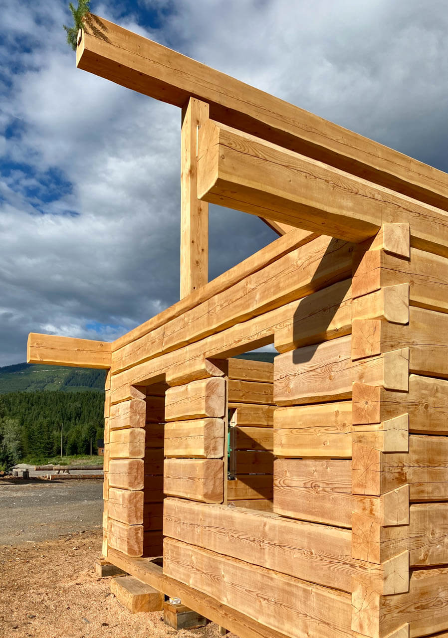 course cabins for sale | timber frames | sale | BC Log School